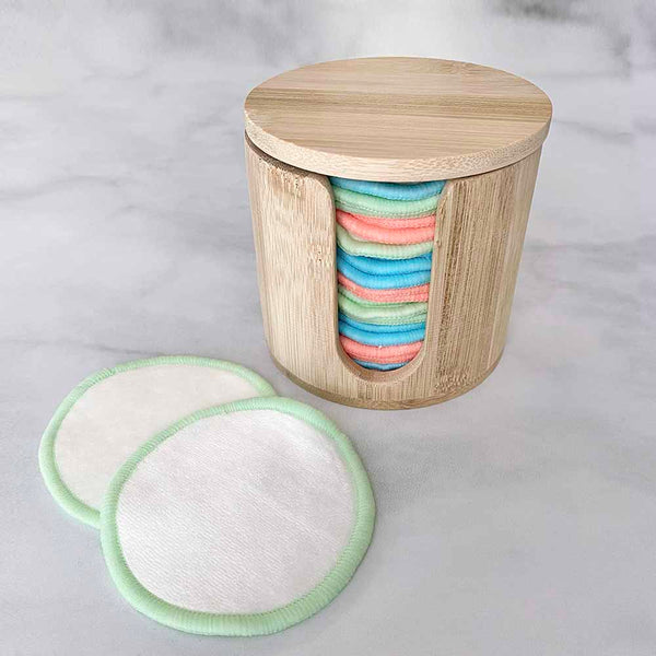Bamboo Cotton Round Canister – Sister Collective